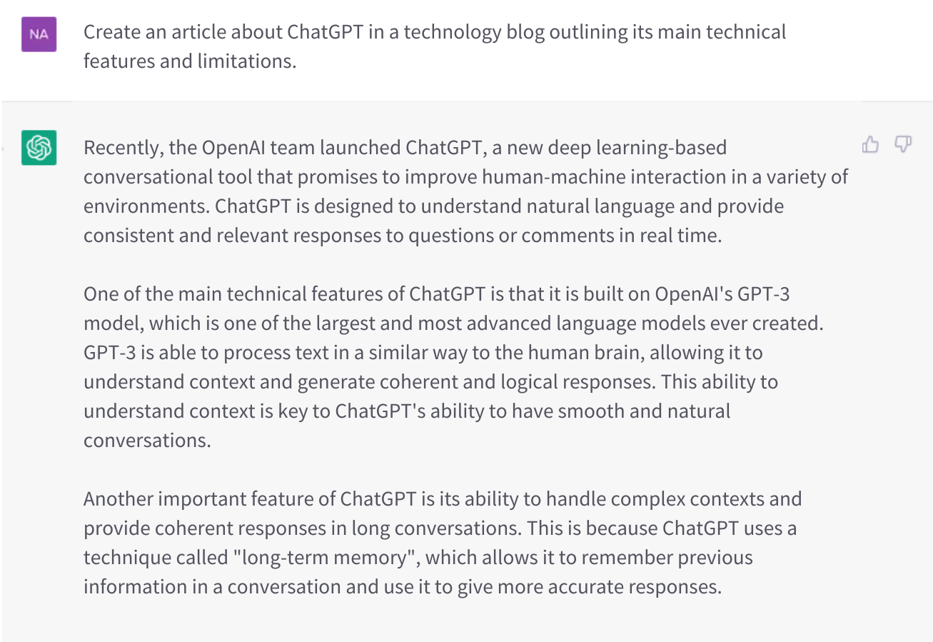 AI: ChatGPT, the new chatbot from OpenAI - Damavis Blog